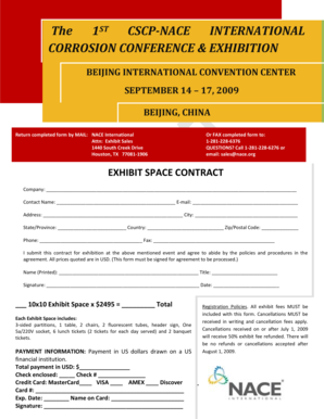 Fillable Online events nace The 1ST CSCP-NACE INTERNATIONAL CORROSION ... - events nace Fax ...