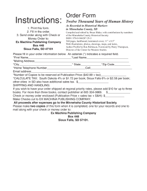 Fillable Online 12K Order Form Fax Email Print - pdfFiller