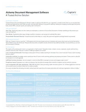 Fillable Online CAPTARIS PRODUCT OVERVIEW Fax Email Print - pdfFiller
