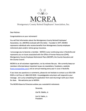 Fillable Online Mcrea membership application Fax Email Print - pdfFiller