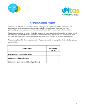 Application Doc Template | pdfFiller