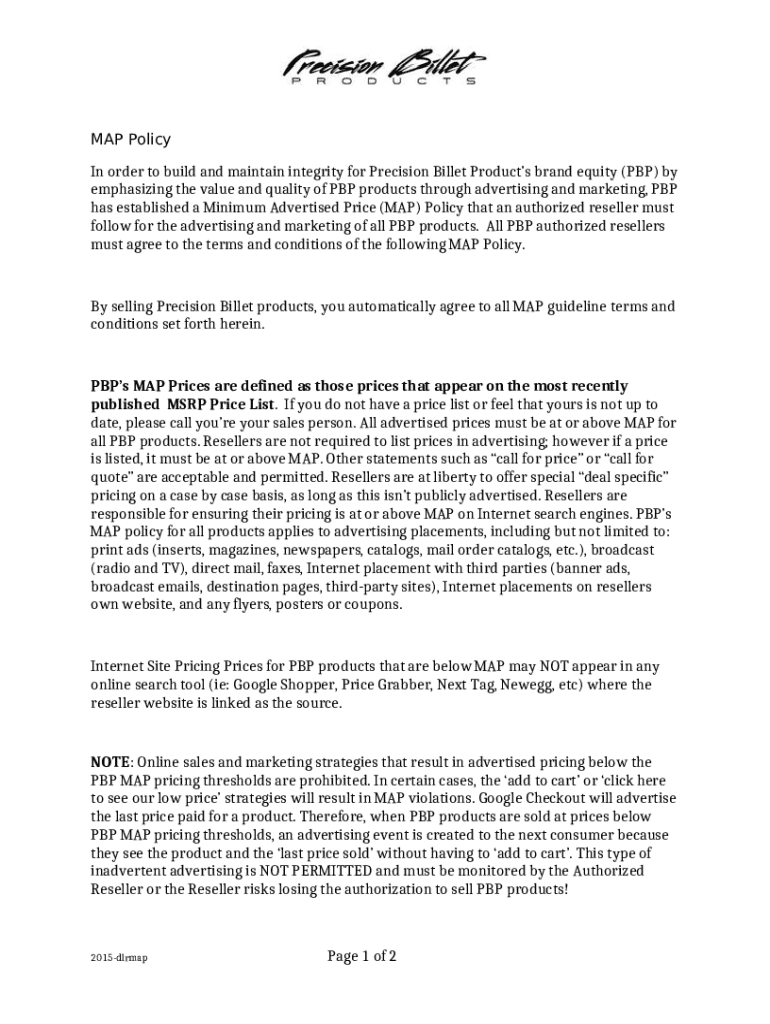 Map Policy Doc Template | pdfFiller
