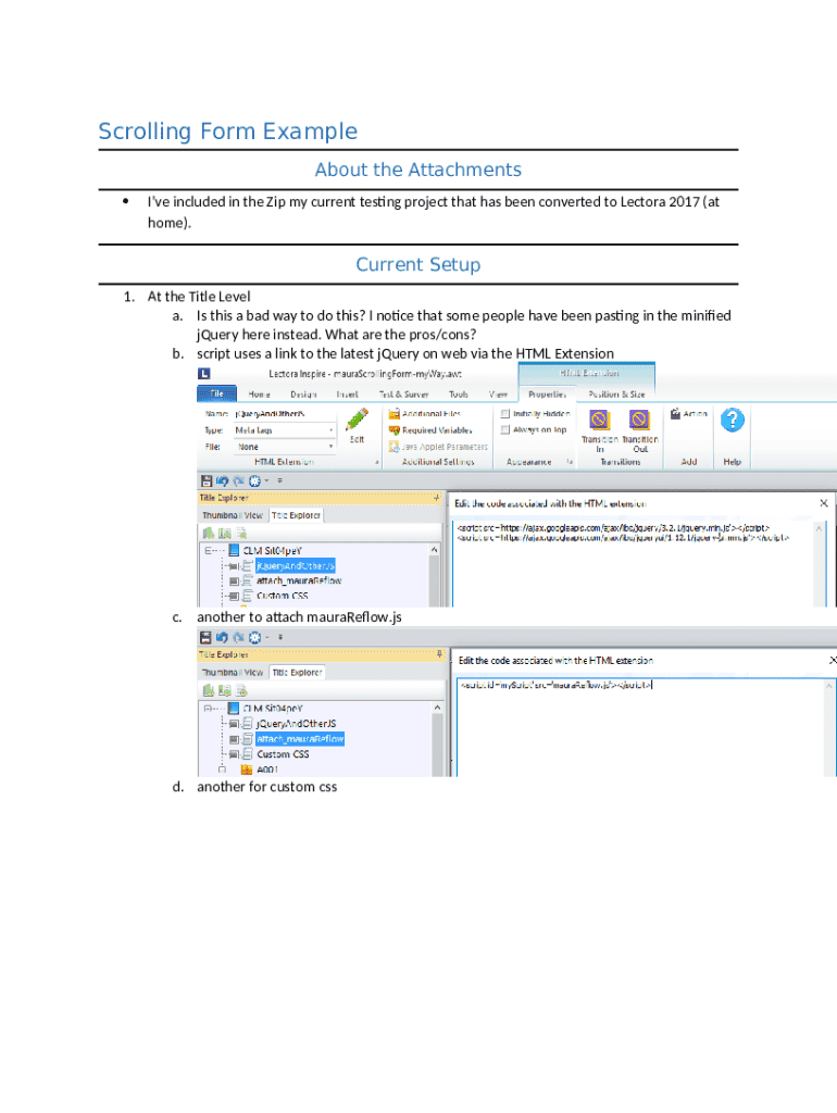 Scrolling Example Doc Template | pdfFiller