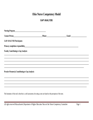 Application of the Ohio Nurse Competency Model in a BSN ... Doc ...