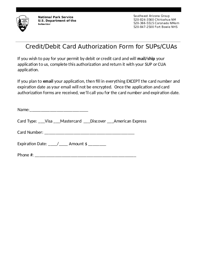Debit-Charge Card Authorization Doc Template | pdfFiller