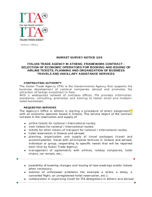 Market Survey Notice 1/24 Doc Template | pdfFiller