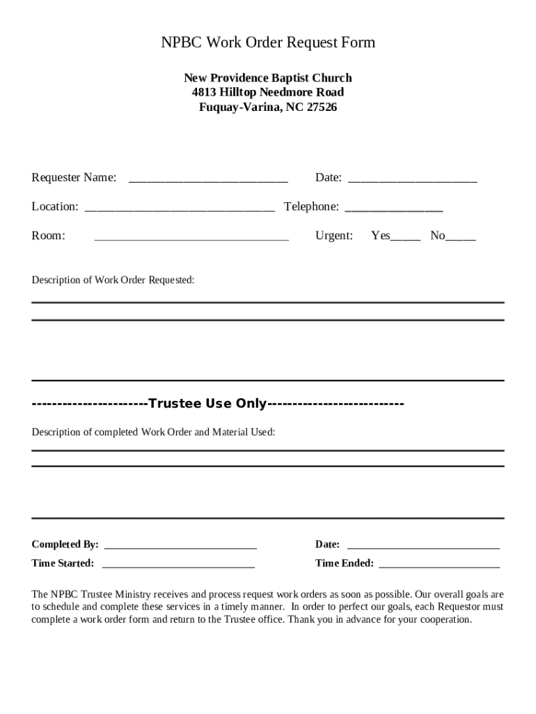 What is a Work Order? Maintenance Work Order Definition ... Doc ...