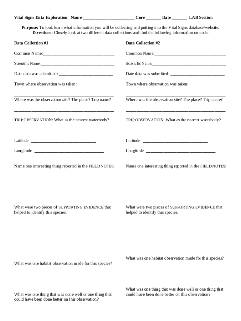 Data_collection_ Doc Template | pdfFiller