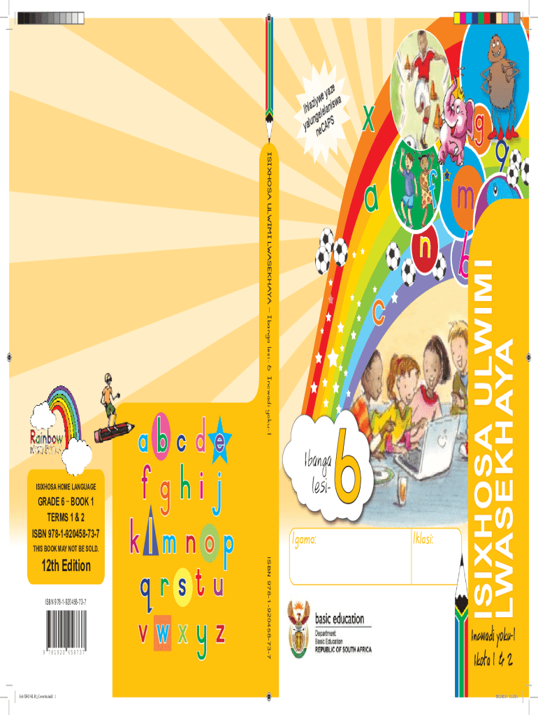 Fillable Online DBE Learner Workbook Gr 3 isiXhosa HL Book 1 (T 1 & 2 ...