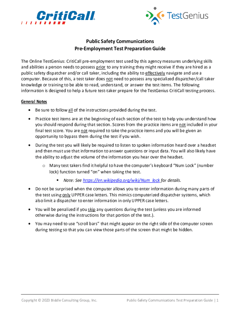 Fillable Online 911 Telecommunicator FAQ Sheet Fax Email Print - pdfFiller