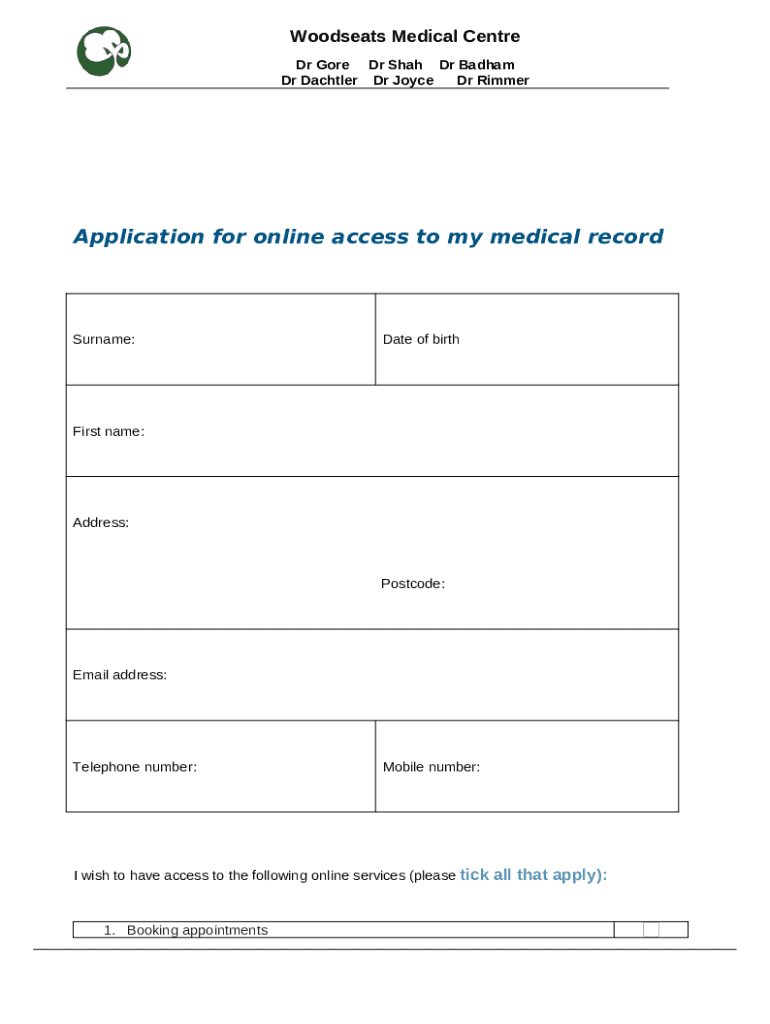 Practice Leaflet & Patient Charter GP Partners Doc Template | pdfFiller