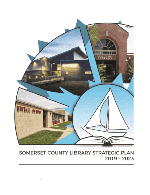 Fillable Online Somerset County Library Strategic Plan 2019-2023 ...