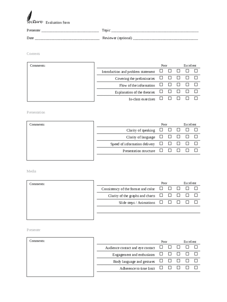 Evaluation Doc Template | pdfFiller
