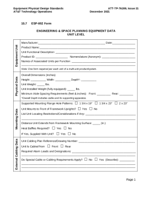 Esp-002 Doc Template | pdfFiller