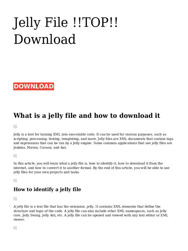 Fillable Online Reading and parsing external XML file in a Jelly Template Fax Email Print ...