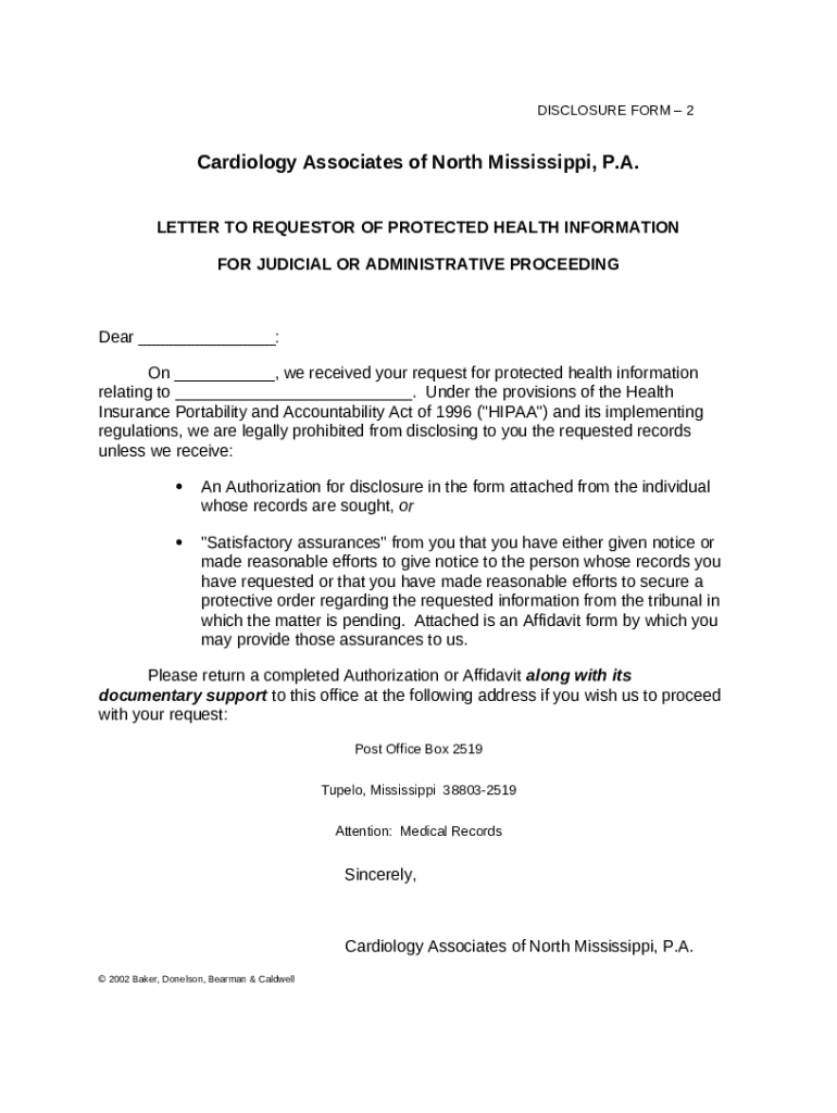 Disclosure - 2 Doc Template | pdfFiller