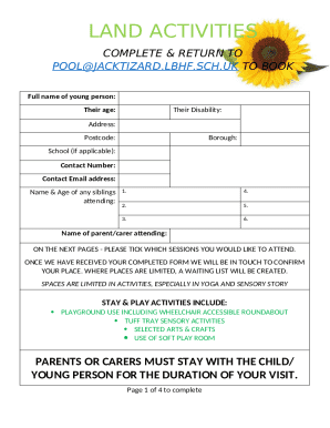 Summer Scheme Registration Doc Template | pdfFiller