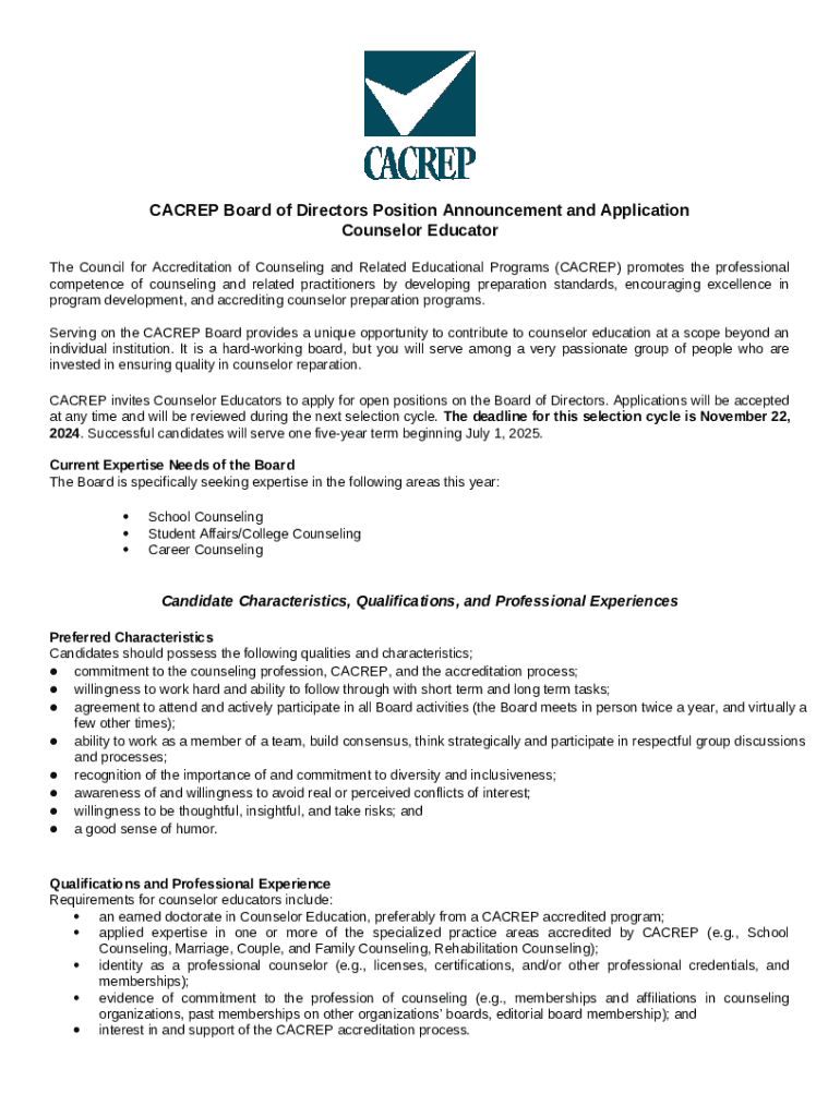 Adams State's Cheri Meder appointed to CACREP Board ... Doc Template ...