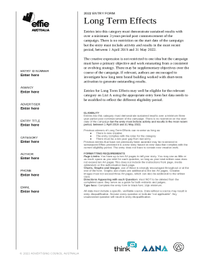 2022 Entry Doc Template | pdfFiller