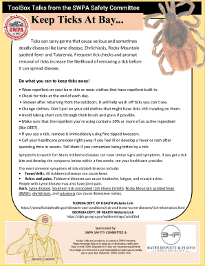Fillable Online Keep Ticks at Bay: Safety Tips for 2023 Fax Email Print ...