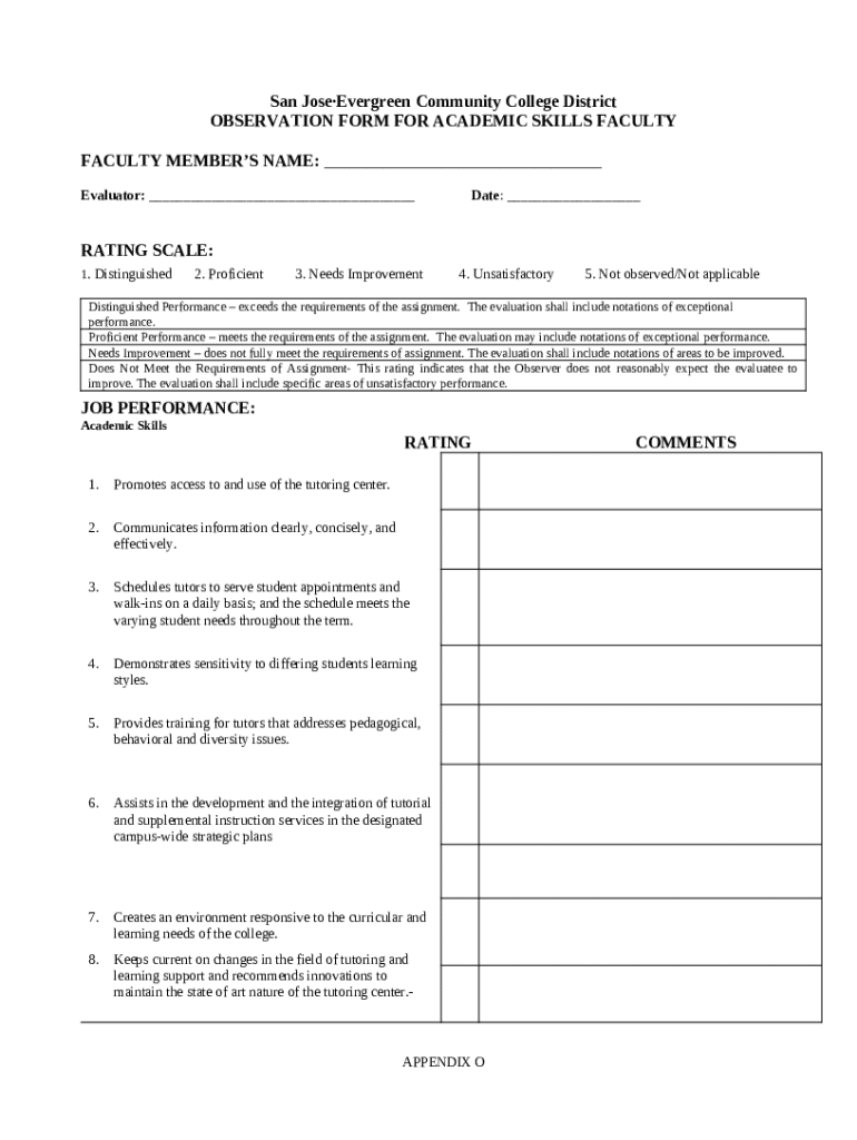 OBSERVER Doc Template | pdfFiller
