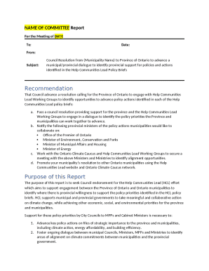 Report Doc Template | pdfFiller