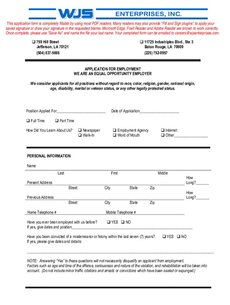 Fillable Online This application form is completely fillable by using most PDF readers Fax Email ...