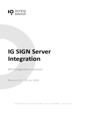 Fillable Online Ig Sign Server Integration Api Manual - Revision 5.2 (2024) Fax Email Print ...