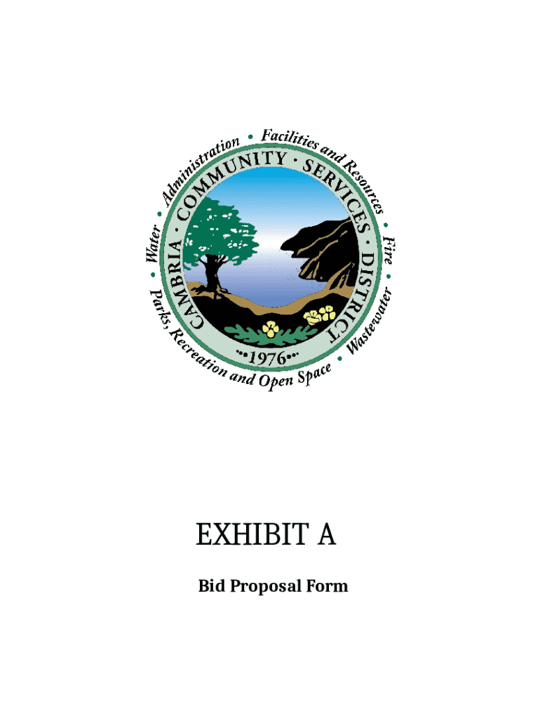 Bid Proposal Doc Template | pdfFiller