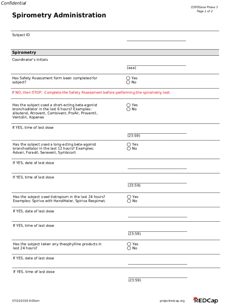 Fillable Online Spirometry Quality Assurance: Common Errors and Their ...