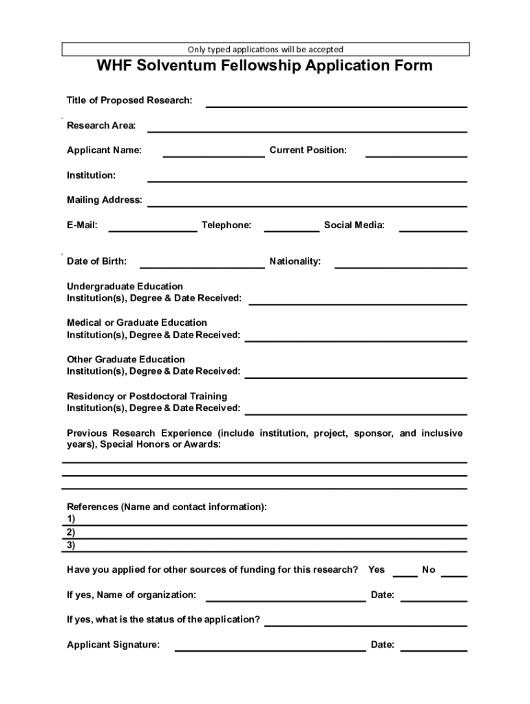 Fillable Online 2025-Solventum-Application-Form-MASTER Fax Email Print ...