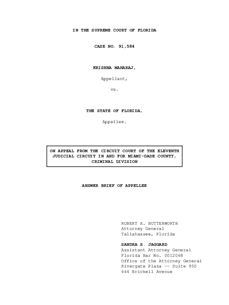 Fillable Online KRISHNA MAHARAJ, Fax Email Print - pdfFiller