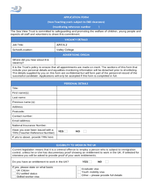 Application Doc Template | pdfFiller