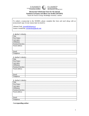 Manuscript Submission Doc Template | pdfFiller