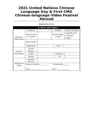 Application Doc Template | pdfFiller