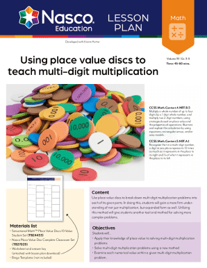 Fillable Online Effective Multi-digit Multiplication Strategies With ...