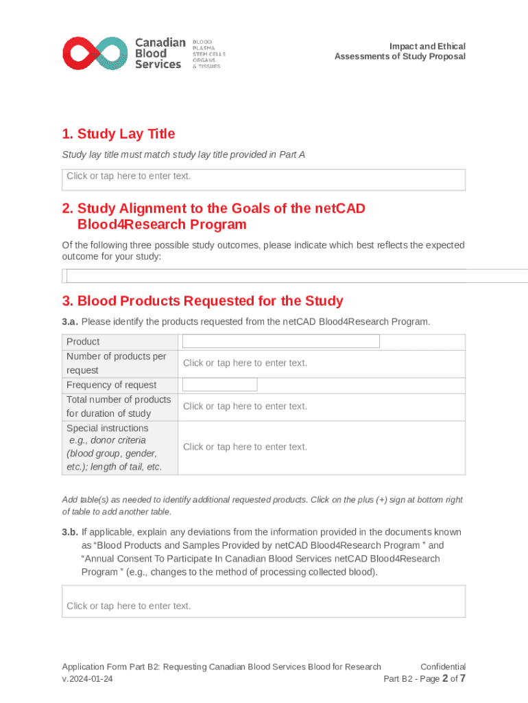 Application Part B2 Doc Template | pdfFiller