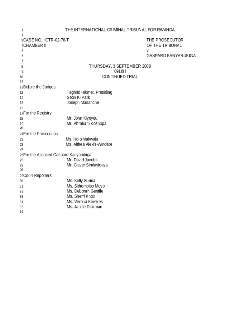 Order assigning judges to a case before the Appeals ... Doc Template | pdfFiller