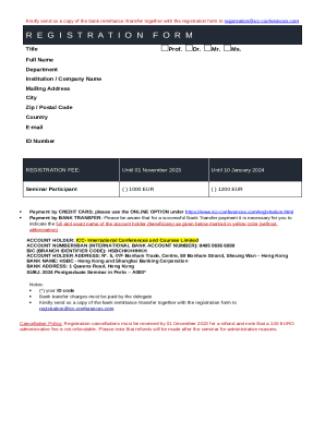 Registration Doc Template | pdfFiller