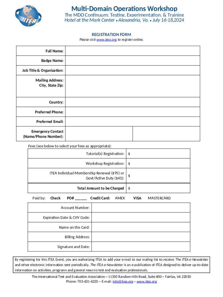 Registration Doc Template | pdfFiller