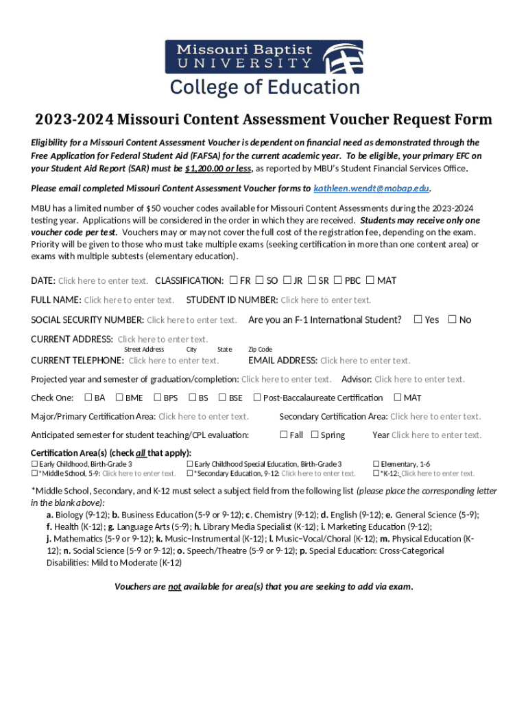 MEGA Voucher Request Doc Template | pdfFiller