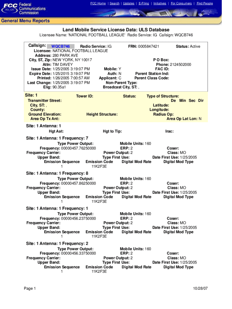Fillable Online Fillable Online 612015 Auth FAC ID General Menu Reports ...