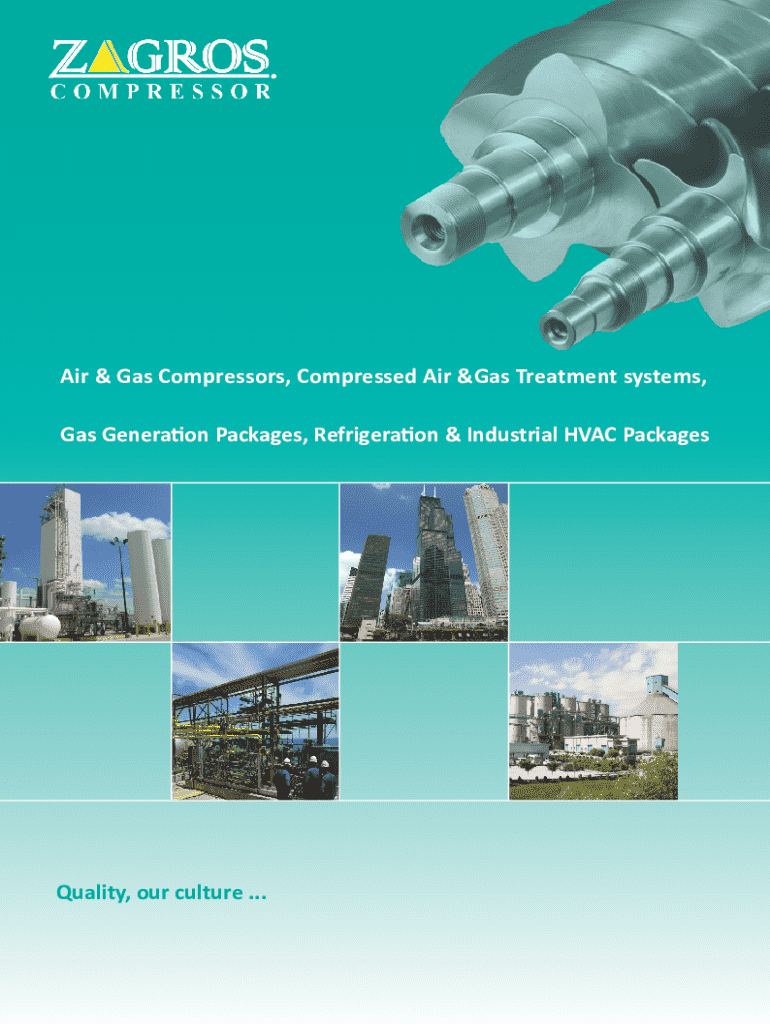 Fillable Online Air & Gas Compressors Refrigeration Packages Industrial ...