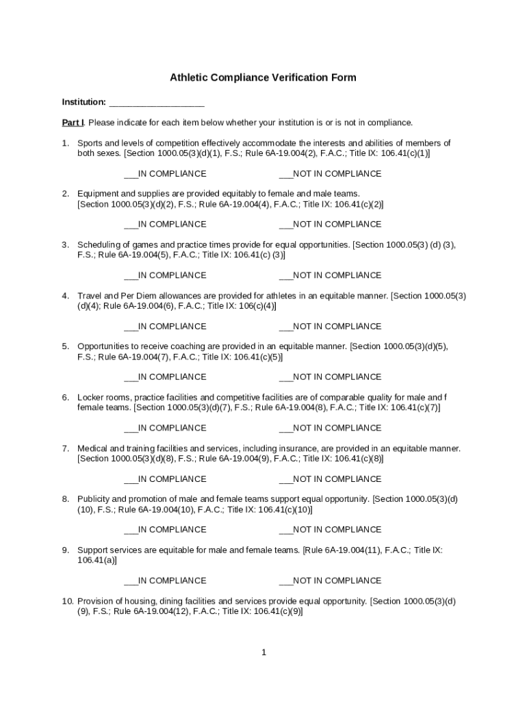 Title IX CompliancePart I: The Three-Prong Test Doc Template | pdfFiller