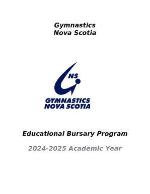 Gns Educational Bursary Application Doc Template | pdfFiller