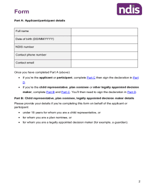 Fillable Online Consent for Ndis Information Sharing - 2023 Fax Email ...