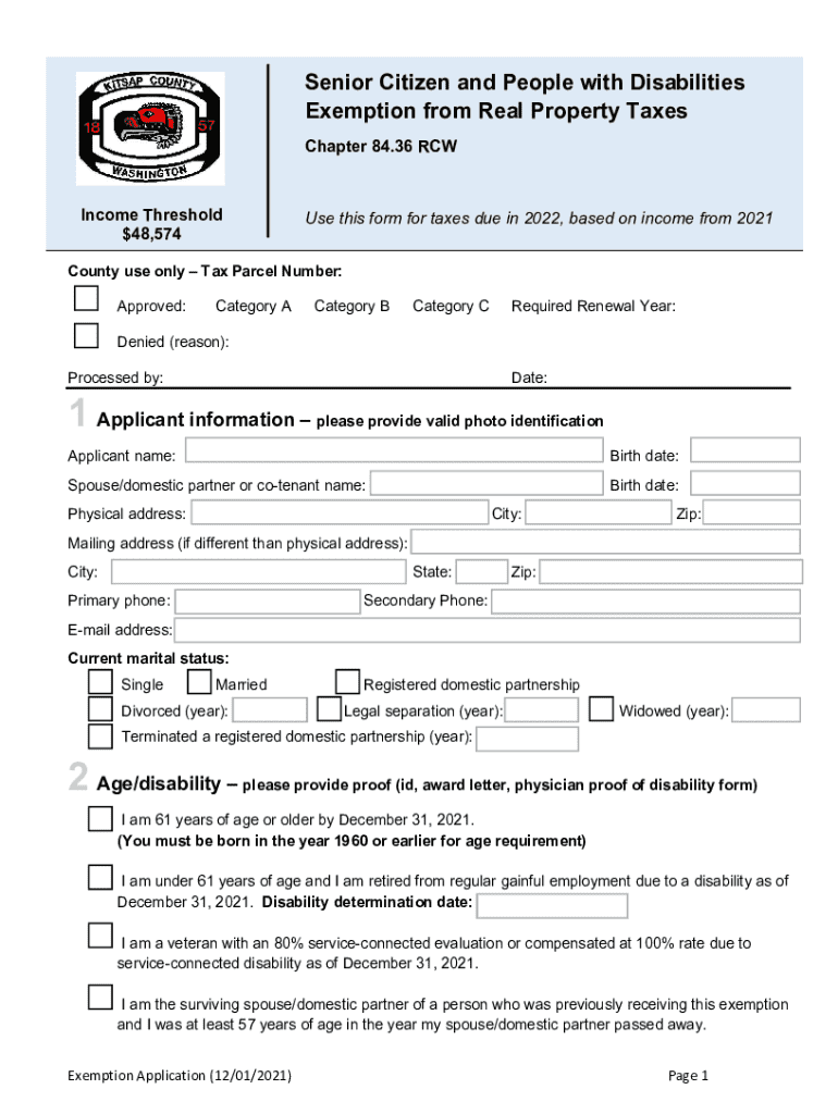 Fillable Online SRCIT Exemption - New Application for TY-2022 FORM (1 ...