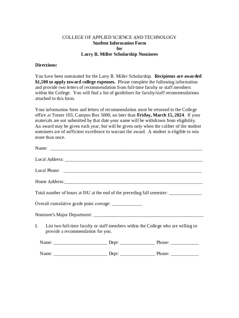Student Ination Doc Template | pdfFiller