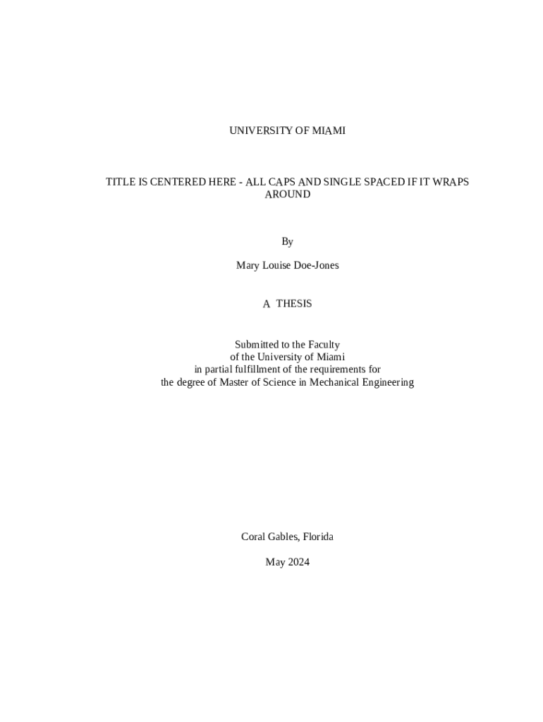 THESIS AND DISSERTATION SUBMISSION CHECKLIST Doc Template | pdfFiller