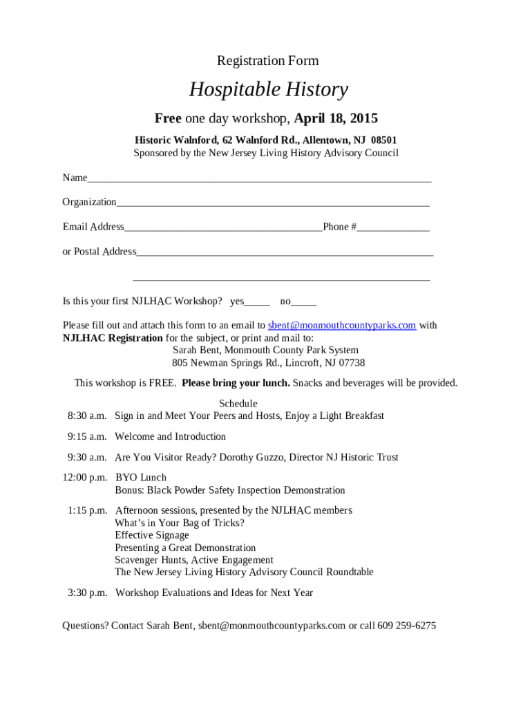 Registration Doc Template | pdfFiller